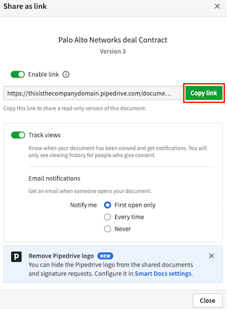 Pipedrive integration: DocuSign - Knowledge Base | Pipedrive